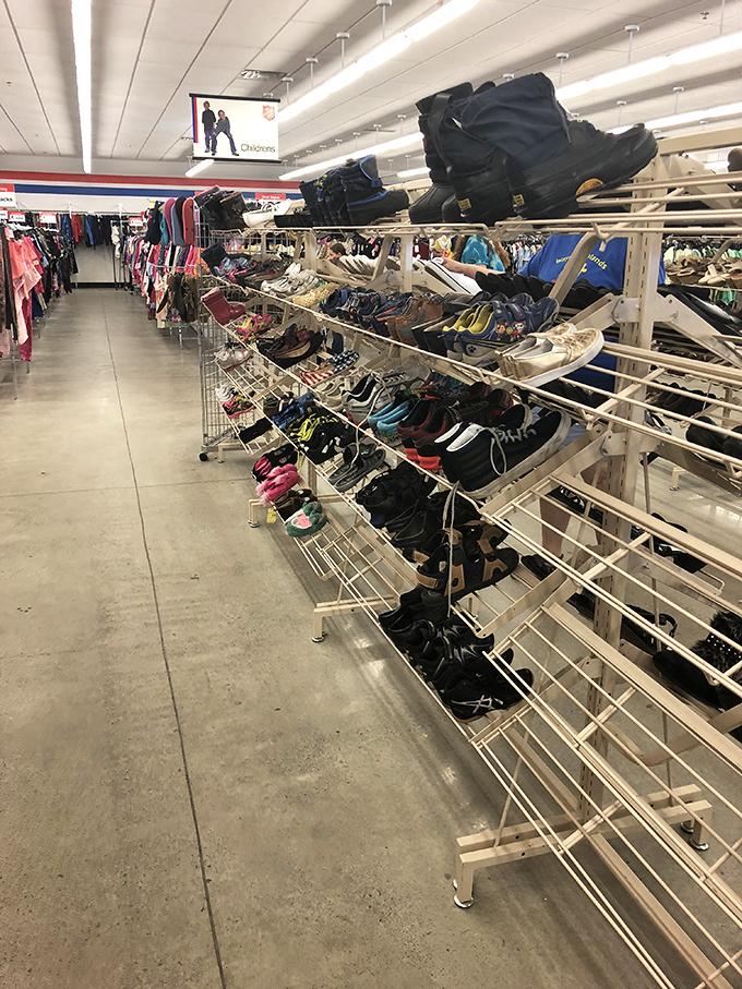 Shoe paradise for the budget-conscious parent. Kids outgrow them in minutes, but at these prices, who cares?