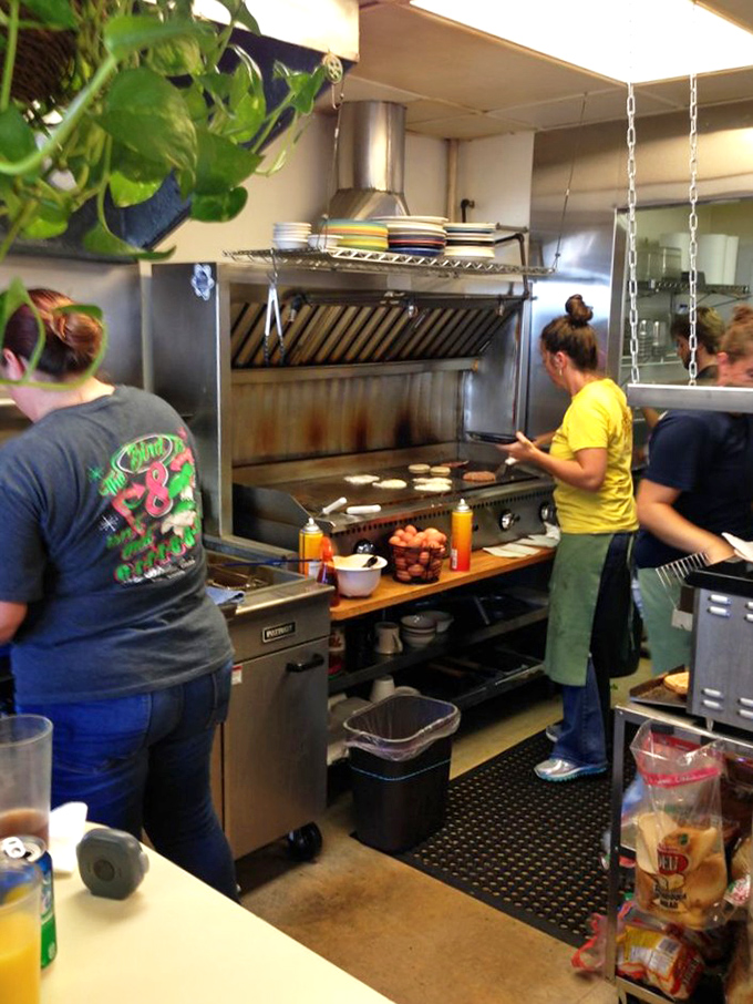 Behind the scenes magic: Where ordinary ingredients transform into extraordinary breakfast memories on a well-seasoned griddle that's seen thousands of mornings.