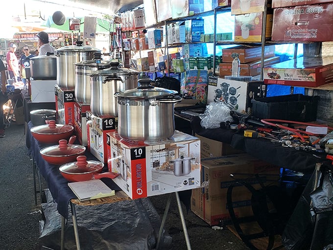 Kitchen dreams are made of gleaming stainless steel pots. Someone's about to host a dinner party that will make their mother-in-law jealous.