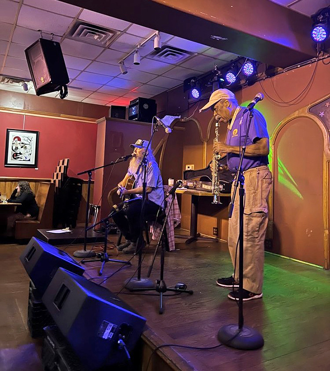 Live music transforms dinner into an experience, because sometimes your meal needs its own personal soundtrack.