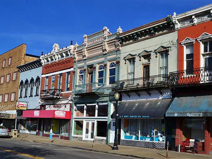 These colorful Victorian-era buildings aren't just pretty facades &ndash; they're the living, breathing heart of Pomeroy's historic downtown district.