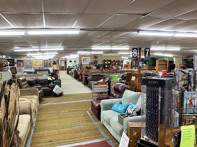 The numbered aisles help you navigate, but let's be honest&mdash;getting pleasantly lost is half the fun.