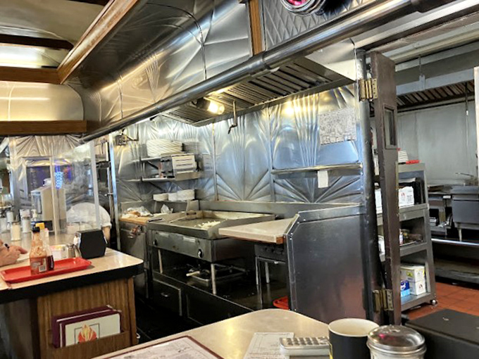 Where the magic happens&mdash;the open kitchen design means you can watch your breakfast dreams become reality.