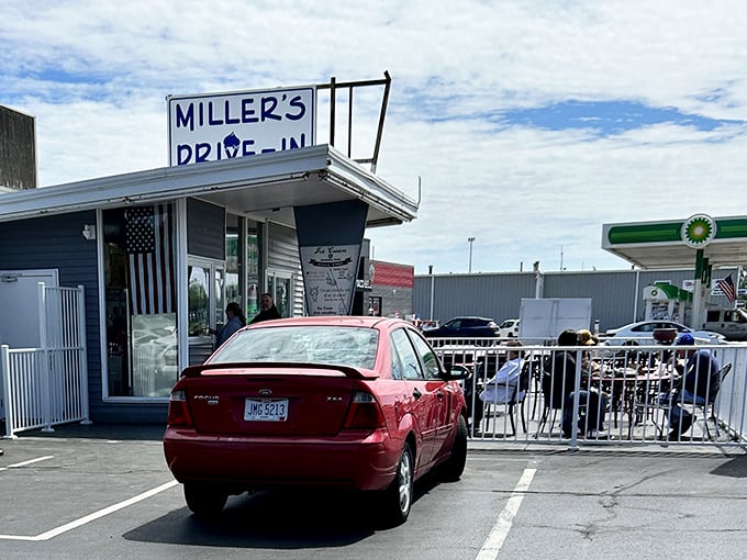 Classic cars still pull up to Miller's just like they did decades ago, proving that some traditions are worth preserving&mdash;especially when ice cream is involved. 