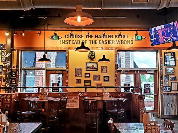 "Choose the harder right instead of the easier wrong" isn't just wall decor—it's the philosophy behind slow-smoking meat to perfection rather than taking shortcuts.