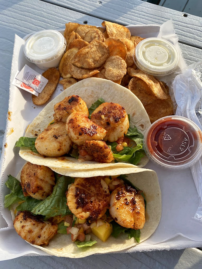 Shrimp tacos that bring together coastal Carolina and Mexican flavors in one perfectly handheld package of joy.
