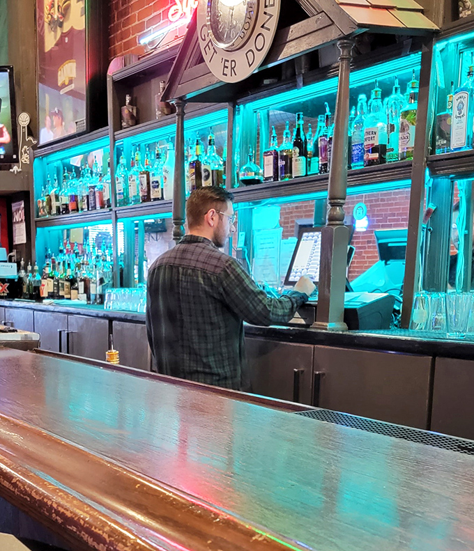 The outdoor dining experience&mdash;where craft beer meets sunshine and nobody's counting how many you've had as long as you're smiling.