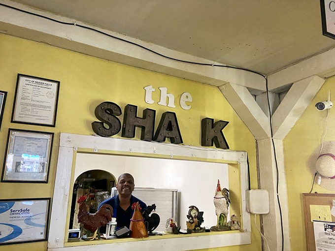 Behind the counter, where culinary magic happens daily, the heart and soul of Mississippi Chicken Shack greets every customer like a long-lost friend.