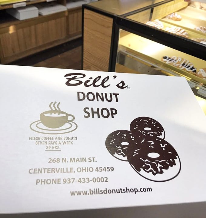 The iconic Bill's box&mdash;a white cardboard status symbol that instantly makes you the hero of any office meeting or family gathering.