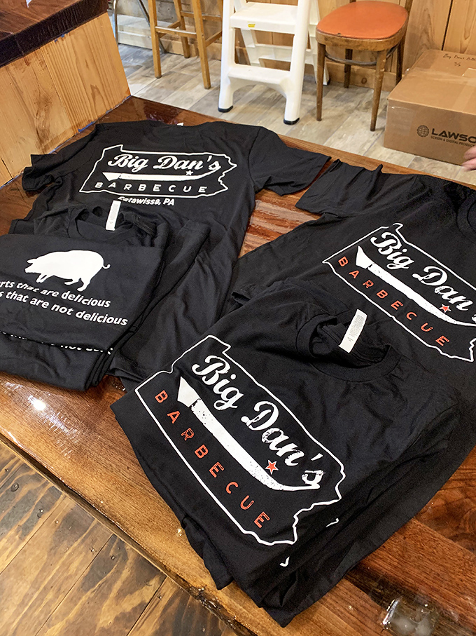 Barbecue so good they put it on a t-shirt—the ultimate souvenir that lets you proudly declare your meat allegiances.