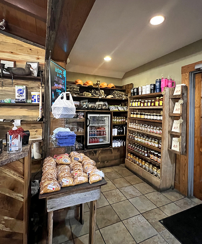 Not just a store&mdash;a time capsule of country goodness. Those shelves hold enough preserves to survive any apocalypse in delicious style.