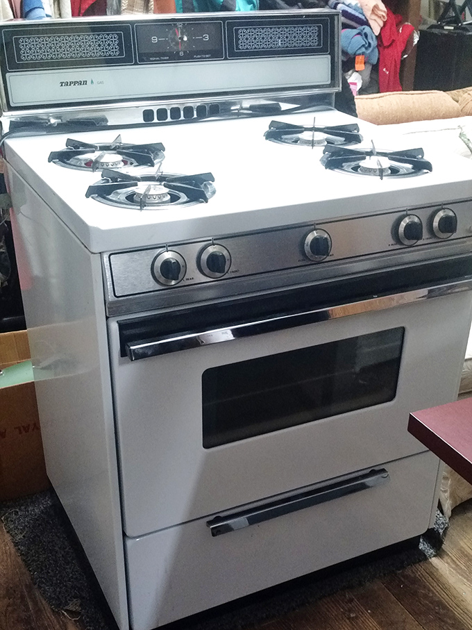 This vintage Tappan stove isn't just an appliance&mdash;it's a culinary time machine from when cooking was an art form and avocado wasn't just a toast topping.