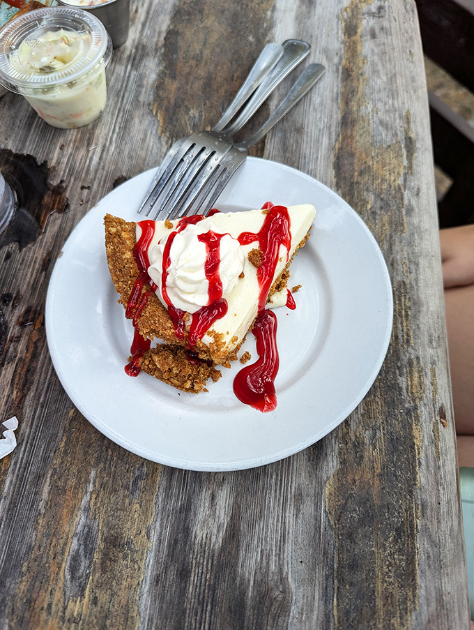 A slice of heaven that makes dieting seem like a terrible life choice. This cheesecake doesn't just end a meal&mdash;it crowns it.