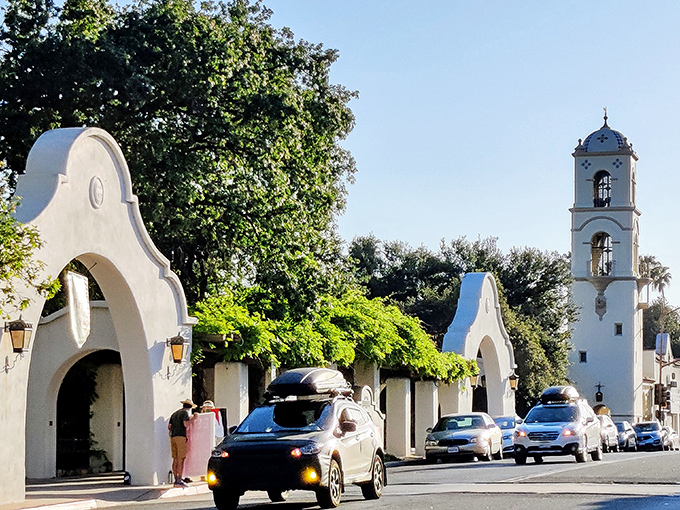Spanish arches frame Ojai's streetscape like a living postcard &ndash; the kind you'd send to friends with the note "Found where I'm retiring."