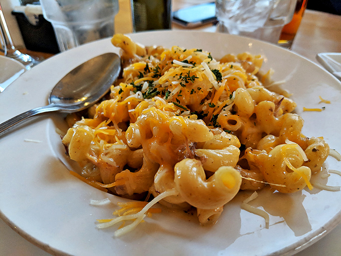 Mac and cheese for grown-ups&mdash;where comfort food gets dressed up but doesn't forget its humble, delicious roots.