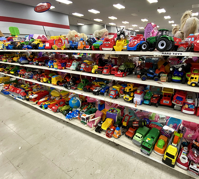 Toy paradise! Where nostalgic parents often spend more time than their children, rediscovering pieces of their own childhood.