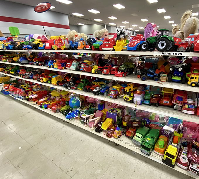 Toy paradise! Where nostalgic parents often spend more time than their children, rediscovering pieces of their own childhood.