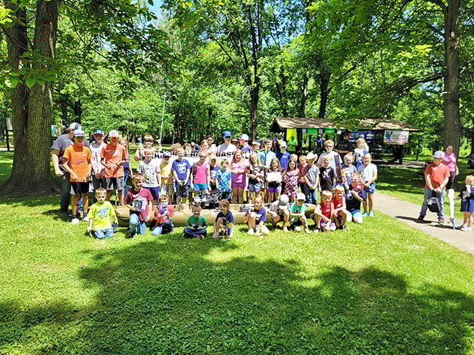 Future conservationists in training. These kids will remember this day long after they've forgotten their first smartphone password.