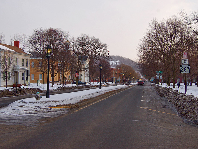 Winter in Wellsboro transforms Main Street into a scene so perfectly snowy you'll check for Bing Crosby crooning around the corner.
