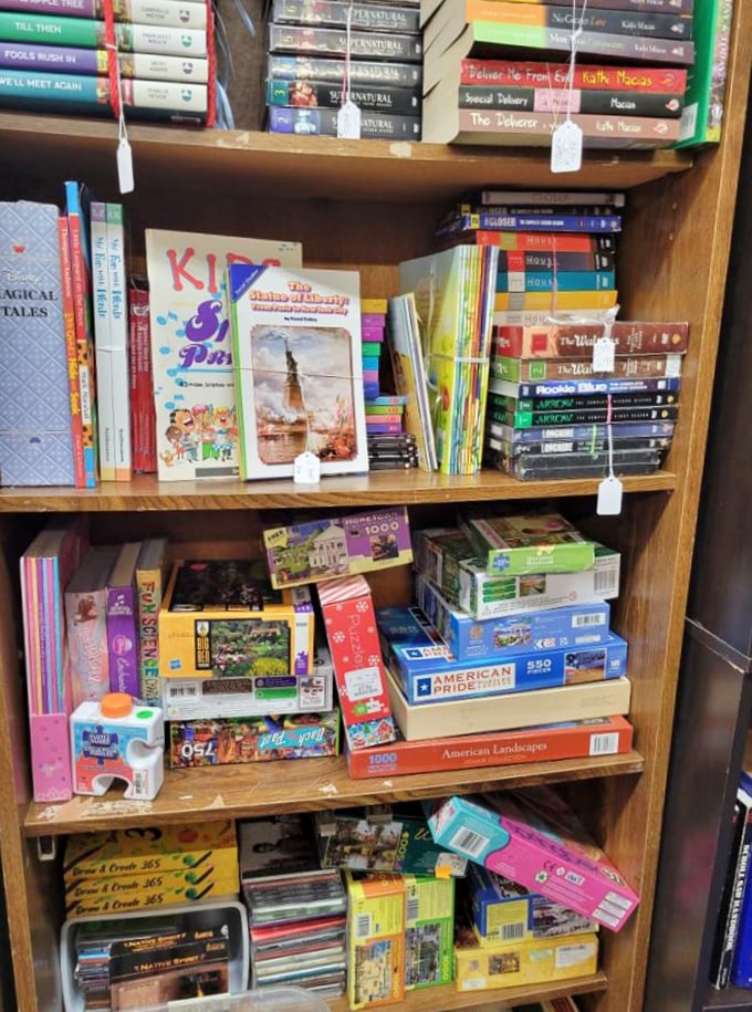 Puzzles and books and games, oh my! Rainy day entertainment arsenal that doesn't require a Wi-Fi password.