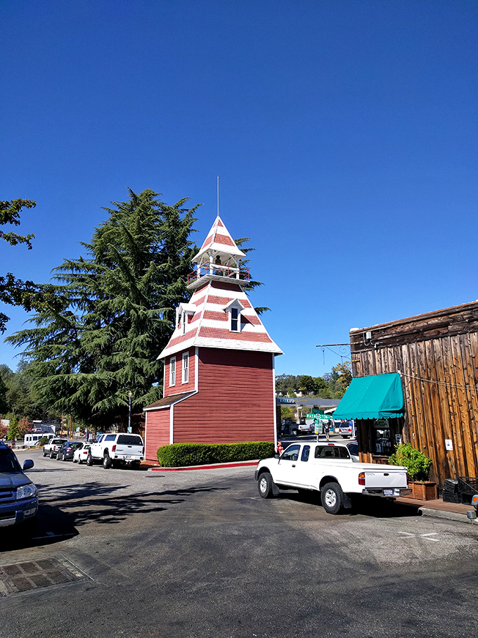That little red firehouse in Auburn has watched over the town since miners first struck gold in these hills.
