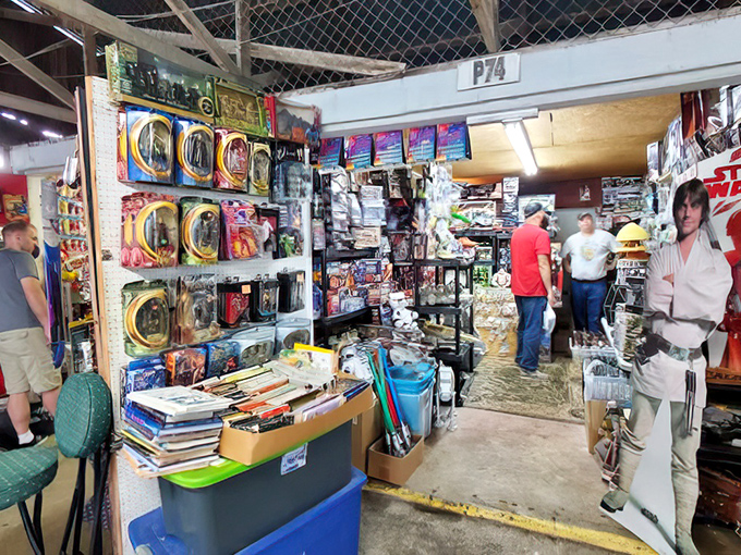 Antique alley adventure! Bussey's indoor treasures create a museum-like atmosphere where every item tells a story worth hearing.