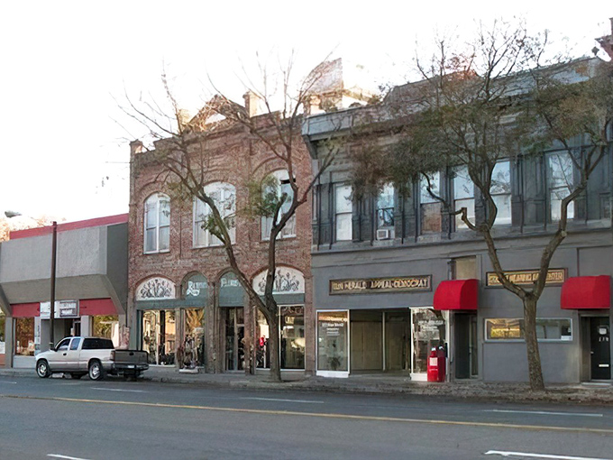 Colusa's tree-lined streets showcase historic buildings where small-town affordability meets Sacramento River valley charm.