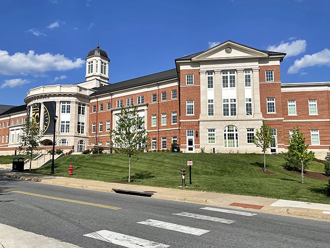 Lynchburg's historic buildings showcase the city's architectural heritage. That golden stone glows in the afternoon sun!