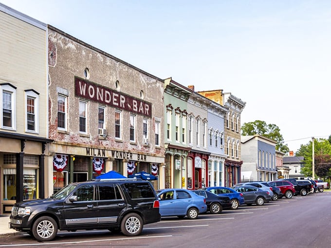 Milan's Wonder Bar sign promises good times&mdash;and this street has been delivering them since Edison was a boy.