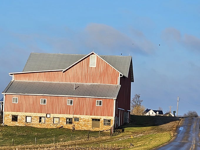 Mount Vernon's impressive courthouse dominates the skyline, its clock tower visible for miles around this historic community.