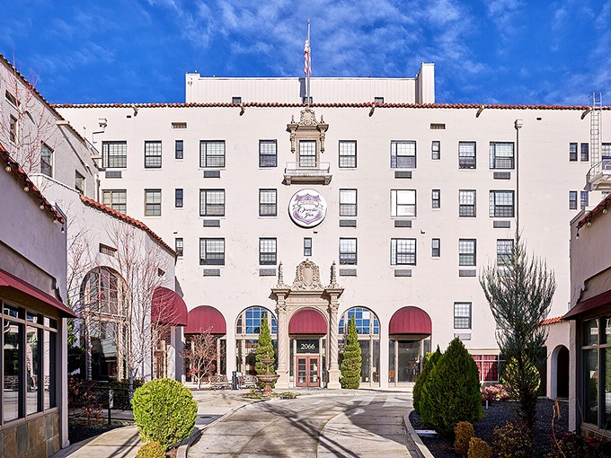 The historic Hotel Oroville stands as a grand reminder of gold rush prosperity. Today's treasure? Housing prices that won't mine your retirement savings.