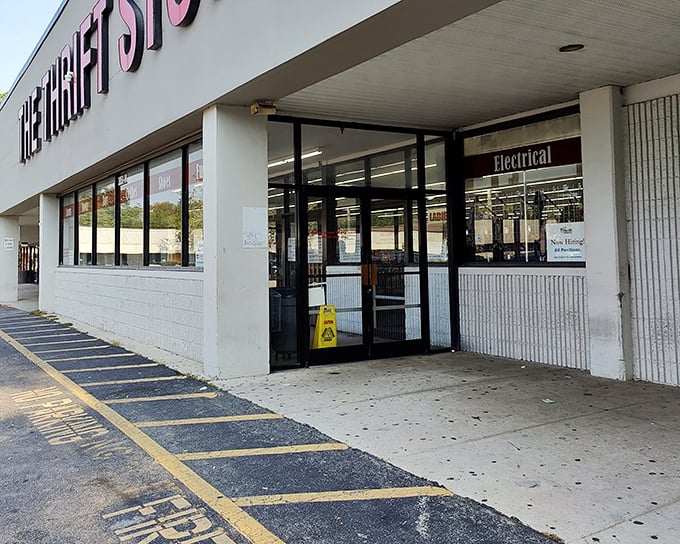 Sometimes the best thrift stores hide behind the simplest names and most modest exteriors. 