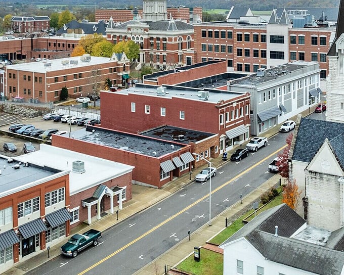 Clarksville's walkable downtown district invites visitors to explore at a pace that lets you actually notice the details.