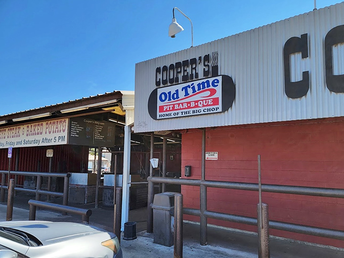 Cooper's Old Time Pit Bar-B-Que (Llano): Where the pit is the star of the show. Red and white simplicity housing complex flavors.