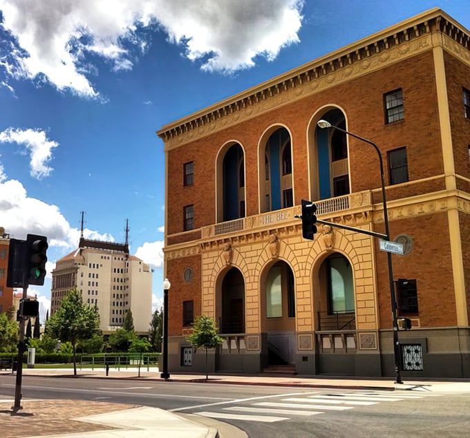 This brick beauty in downtown Fresno wears its arched windows like architectural jewelry&mdash;elegant, purposeful, and slightly showing off.
