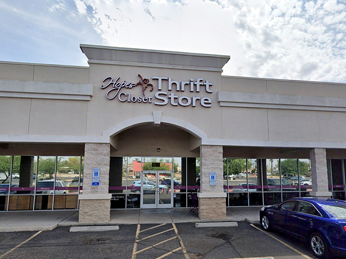 Thrift shopping with heart and soul. Hope's Closet's simple exterior belies the carefully curated treasures and community impact inside.