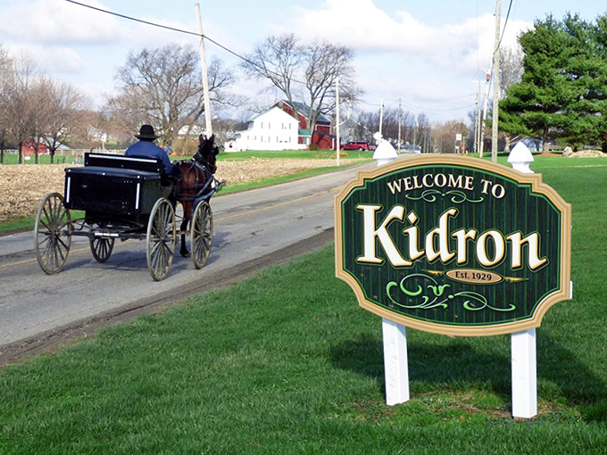 Kidron's countryside roads offer the kind of views that make you want to roll down the windows and breathe deeply.