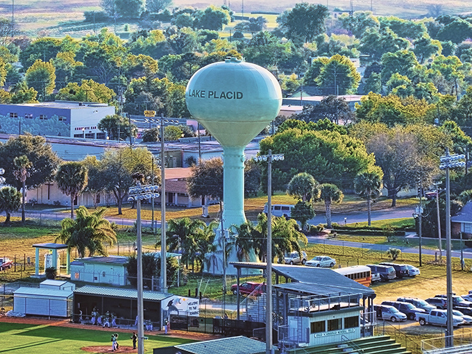 Water tower landmarks guide you home to communities where neighbors become family.