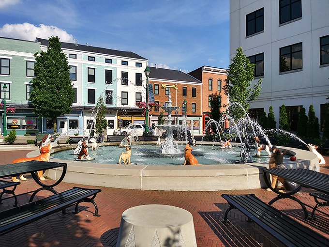 This stately brick building in Mount Vernon showcases the town's commitment to preserving its architectural heritage for future generations.