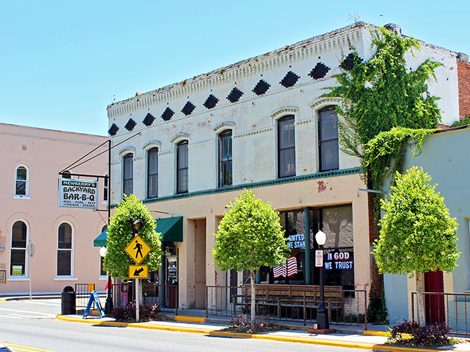 Where there's smoke, there's flavor! Newberry's BBQ joint nestles among historic buildings like the town's worst-kept delicious secret.