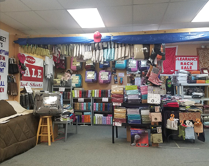 From everyday necessities to one-of-a-kind finds at Pocono Bazaar. That sheet display is just the beginning of the adventure.