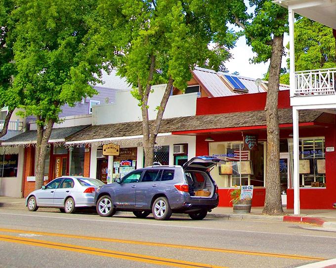 Trunk show, small-town style! Redding's eclectic architecture creates the perfect backdrop for retirement living where parking is plentiful and stress is optional.