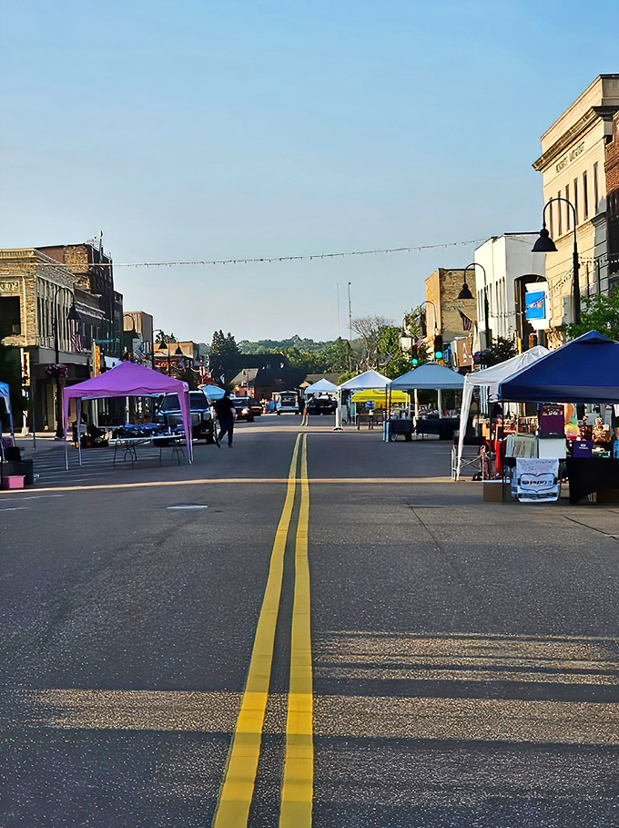 The historic buildings of downtown Rhinelander house local businesses that give this Northwoods community its distinctive character.