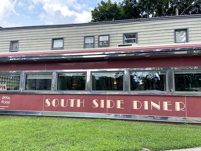 This vintage diner looks like it was plucked straight from a Norman Rockwell painting and placed on Goshen's Main Street.