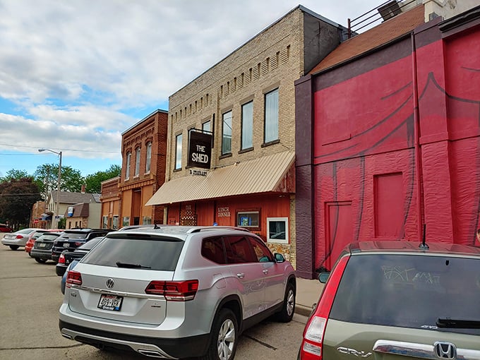 The Shed theater in Spring Green represents the town's surprising cultural depth, offering world-class performances in an unassuming small-town setting.