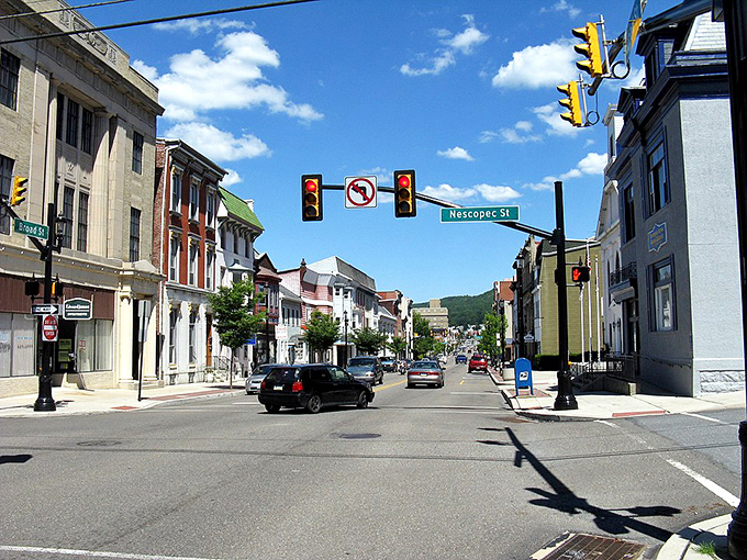 Historic buildings line Tamaqua&rsquo;s main street, where affordable homes wait just blocks away from the town&rsquo;s beating heart.