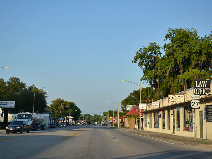 Williston's main street showcases classic small-town Florida charm. The kind of place where strangers still make eye contact and wave.