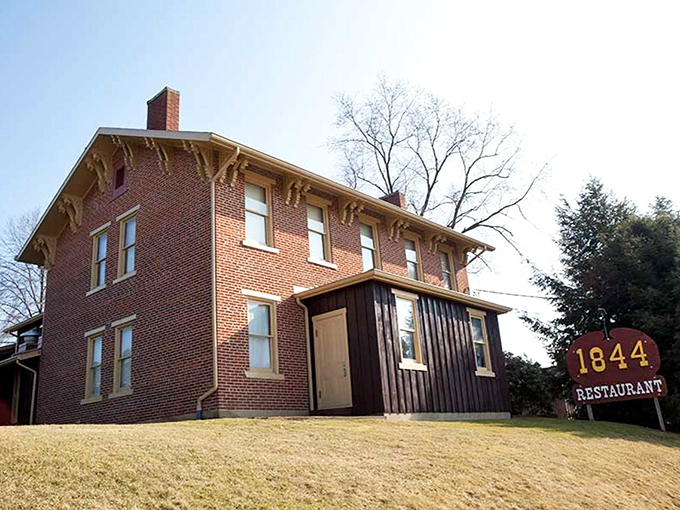 The 1844 Restaurant serves history alongside its menu in a beautifully preserved brick building that's seen more than its share of Pennsylvania sunsets.