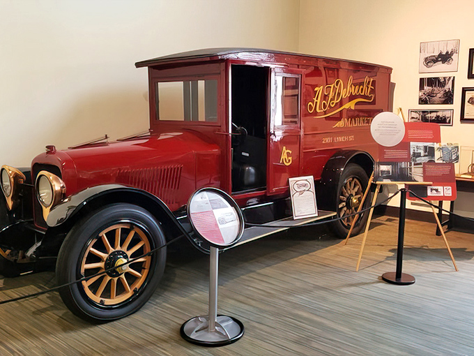This 1919 Dorris delivery truck probably never imagined it would outlive most of the businesses it once served.