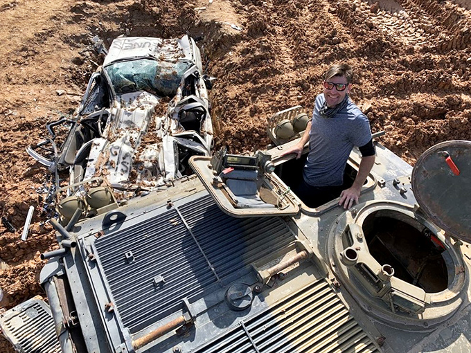 Armored personnel carriers offer rides that make roller coasters seem quaint by comparison.